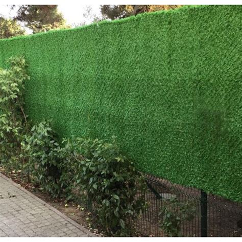 Plasa Paravan Imitatie Gard Viu Stift Lux Design 2x10 M Verde Emag Ro