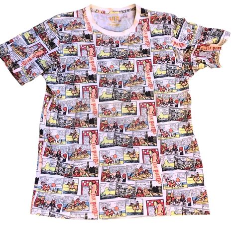 𝐃𝐄𝐃𝐄𝐍 𝐀𝐍𝐃𝐑𝐈 𝐁𝐁1 𝐌𝐂 Sex Pistol All Over T Shirt X Uniqlo Size M Ld 53 Long 71 No Min Very Good