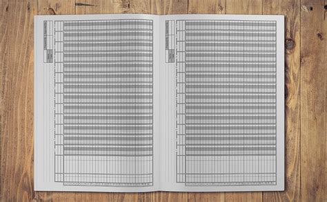13 Column Ledger Book Thirteen Column For Bookkeeping And