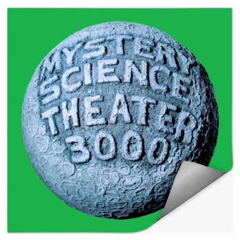Mst3k Moon Black Stickers Sold By Paubrown Sku 25599866 45 Off