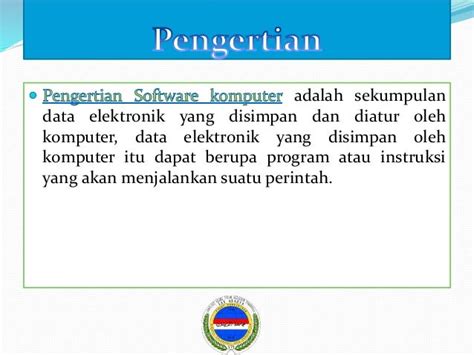 Pengertian Software Dan Jenisnya