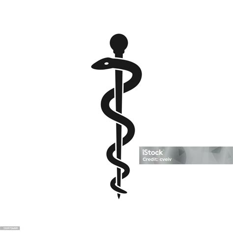 Rod Of Asclepius Aesculapius Medical Symbol Medical S