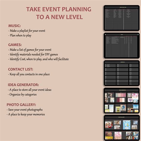 Excel Ultimate Event Planner Template Digital Event Planner Spreadsheet