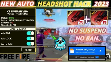Free Fire Max New Ob39 Update Auto Headshot Injector FF Blacklist