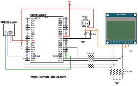 Pic Weather Station Using Bme Sensor Nokia Lcd Mikroc Projects