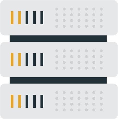 Server Device Illustration In Minimal Style 13972683 Vector Art At Vecteezy