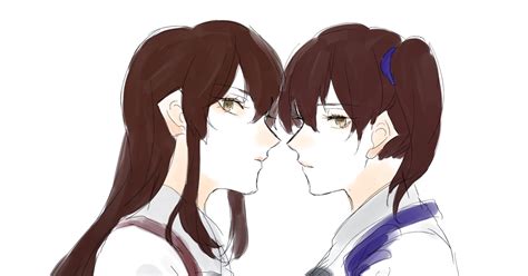 艦隊これくしょん 赤賀ログ カワヅのマンガ 艦これ 百合 赤賀 Pixiv