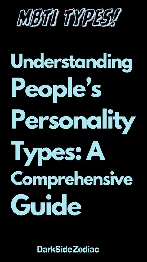 Understanding Peoples Personality Types A Comprehensive Guide