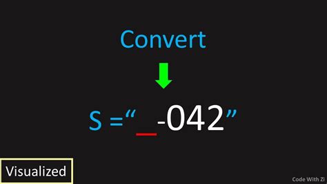 Leetcode 8 String To Integer Atoi Visualized Youtube