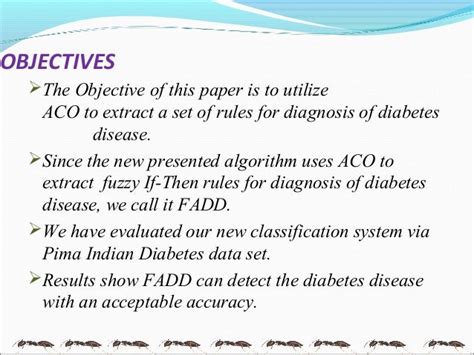 Using Fuzzy Ant Colony Optimization For Diagnosis Of Diabetes Disease