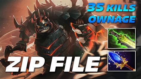 Zipfile Pudge 35 KILLS OWNAGE Dota 2 Pro Gameplay YouTube