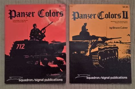 Panzer Colors Volumes 1 And 2 Camouflage And Markings Of The German