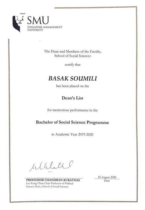 Soumili Basak On Linkedin Deanslist Singaporemanagementuniversity
