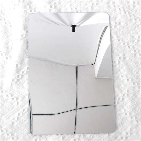 Самоклеящиеся зеркальные акриловые наклейки с эффектом 3d для ванной комнаты стены домашнего