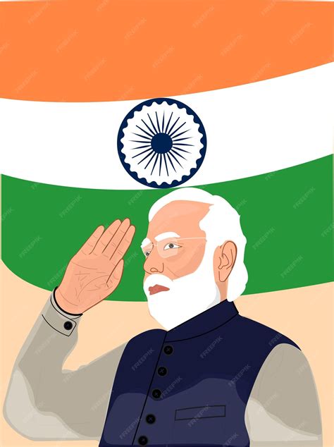 Premium Vector Narendra Modi Ji Vector Prime Minister Of India