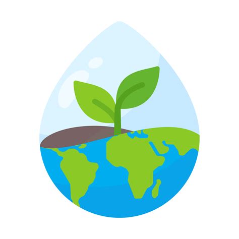 Seedlings Growing On The Earth Environmental Conservation Concept To