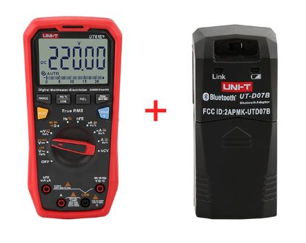 UNI T Digital Multimeter UT61E UT D07B Bluetooth Adapter