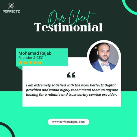 Customerfeedback Clientsuccess Testimonial Perfectz Digital