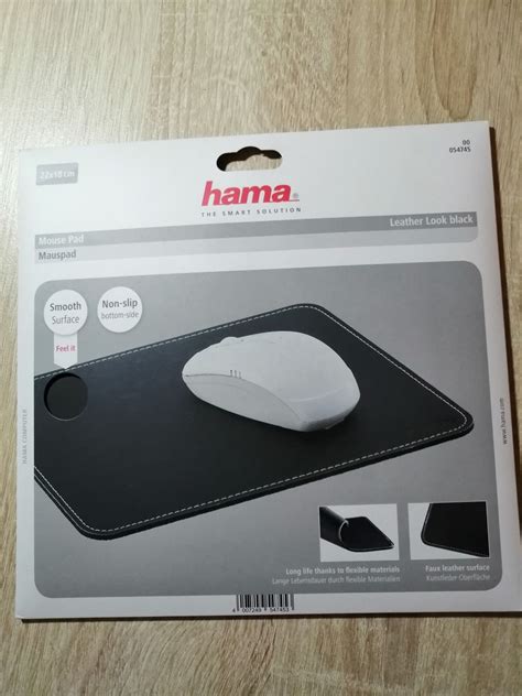 Коврик для мыши Hama H-54745 черный — купить в интернет-магазине ОНЛАЙН ...