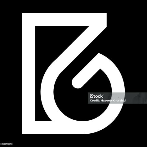 Logo Bg Minimal Icône Dune Lettre Gb Sur Fond De Luxe Idée De Logo