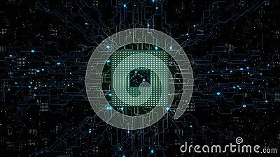 Cpu Modern Processor Motherboard Stock Footage Video Of Hardware