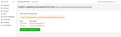 Manage Associated Users Flowcrypt Docs