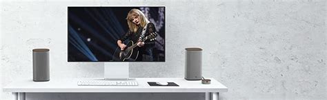 Exroa Bluetooth Computer Speakers For Desktop Laptop Pc Stereo Speaker