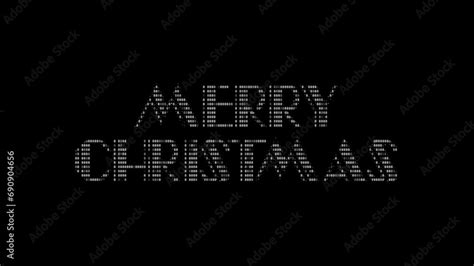 Merry Christmas Ascii Word Animation Loop On Black Background Ascii Code Art Symbols Typewriter