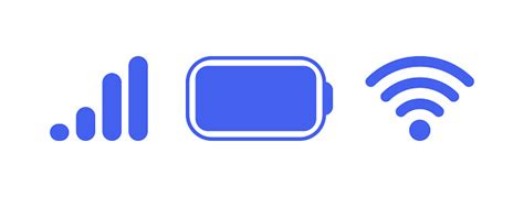 ステータス バーのアイコン電話信号wifiバッテリーアイコンベクターイラスト アイコンのベクターアート素材や画像を多数ご用意 アイコン