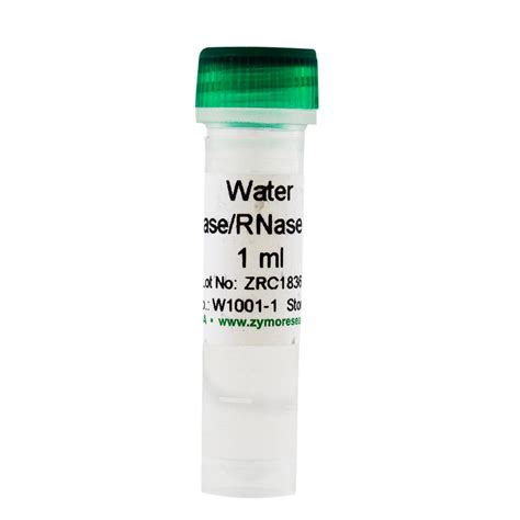 ZW DNase RNase Free Water Ml