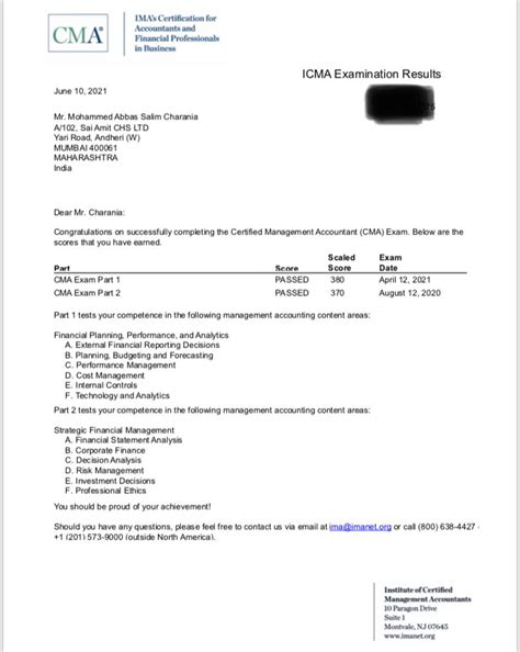 Mohammed Abbas Charania Cma On Linkedin Finally Completed Certified