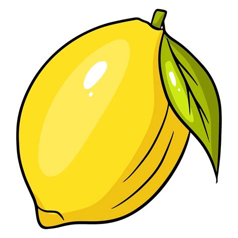 Un Citron Entier Avec Une Feuille Citron Jaune Vif Juteux 2253760 Art