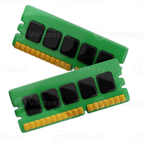 Computer Ram 3d Illustration Random Access Memory Icon 67481254 Png