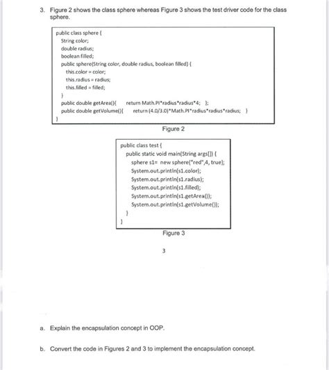 Solved Figure Shows The Class Sphere Whereas Figure Chegg