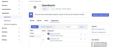 Saml Authentication For Aws Opensearch With Okta And Role Mapping