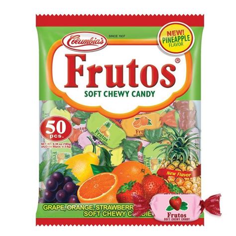 Frutos Original Chewy Candy In 2022 Chewy Candy Chewy Fruit Flavored