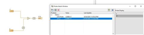 Last Update In The Probe Watch Window Is Not Proper When Retain Wire