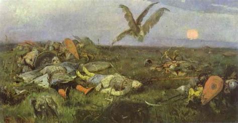 Victor Vasnetsov After Prince Igors Battle With The Polovtsy