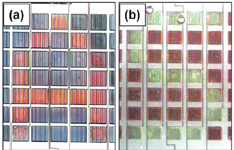 Images Captured By A Ccd Camera Of Pixel Arrays During Device Download Scientific Diagram
