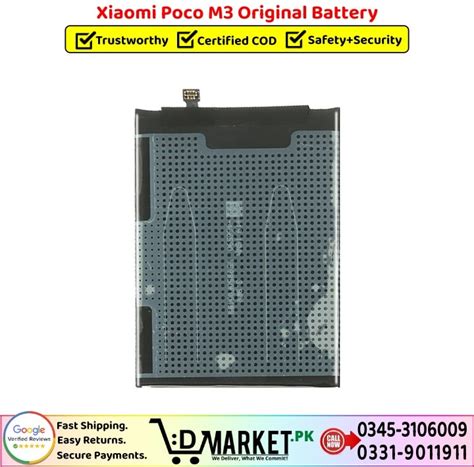 Xiaomi Poco M3 Original Battery For Sale 100 Health
