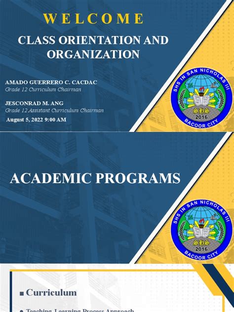 Class Orientation Pdf Curriculum Learning