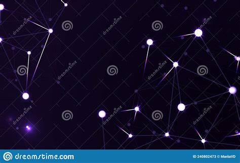Concept Plexus Of Network Background Connection Line 3d Illustration