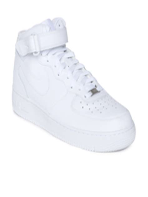 Buy Nike Men White Air Force 1 Mid 07 Sneakers Casual Shoes For Men