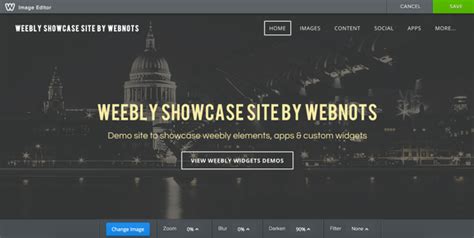 How To Add Parallax Sections In Weebly Site Webnots