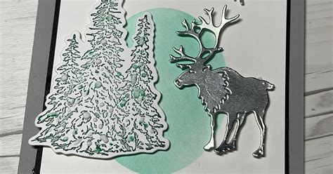 Simple Card Using Stampin Up Regal Reindeer Stamp Set And Reindeer