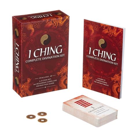 Sirius Oracle Kits I Ching Complete Divination Kit A 3 Coin Set 64 Hexagram Cards And
