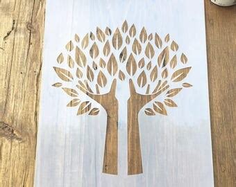 Tree Stencil Etsy