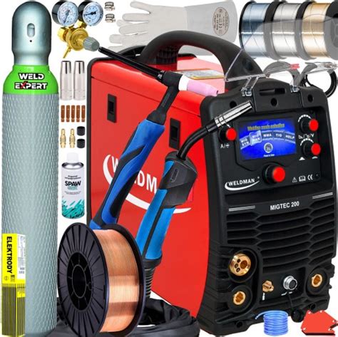 SPAWARKA INWERTOROWA MIG WELDMAN 200 LCD 230V TIG 5902701750862