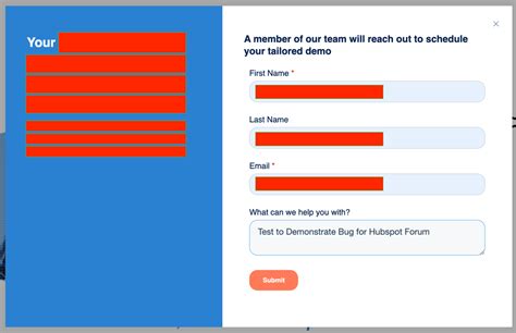 Hubspot Community Cta Beta On Submit And Display Of Thank You