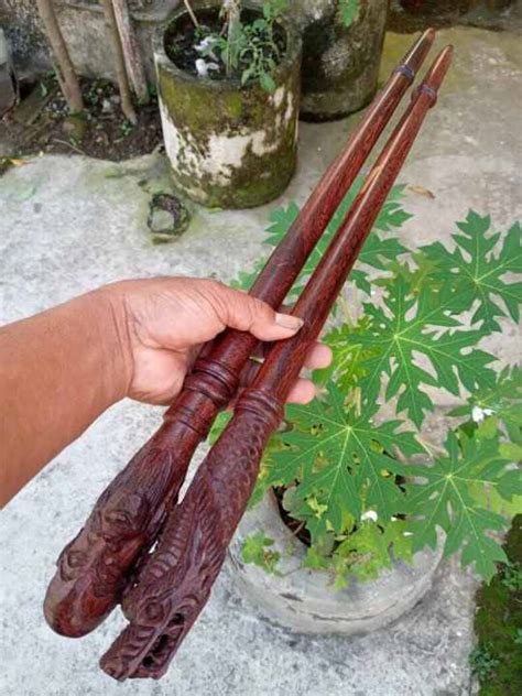 TONGKAT KOMANDO KAYU GALIH ASEM UKURAN NAGA DAN TONGKAT KOMANDO KAYU